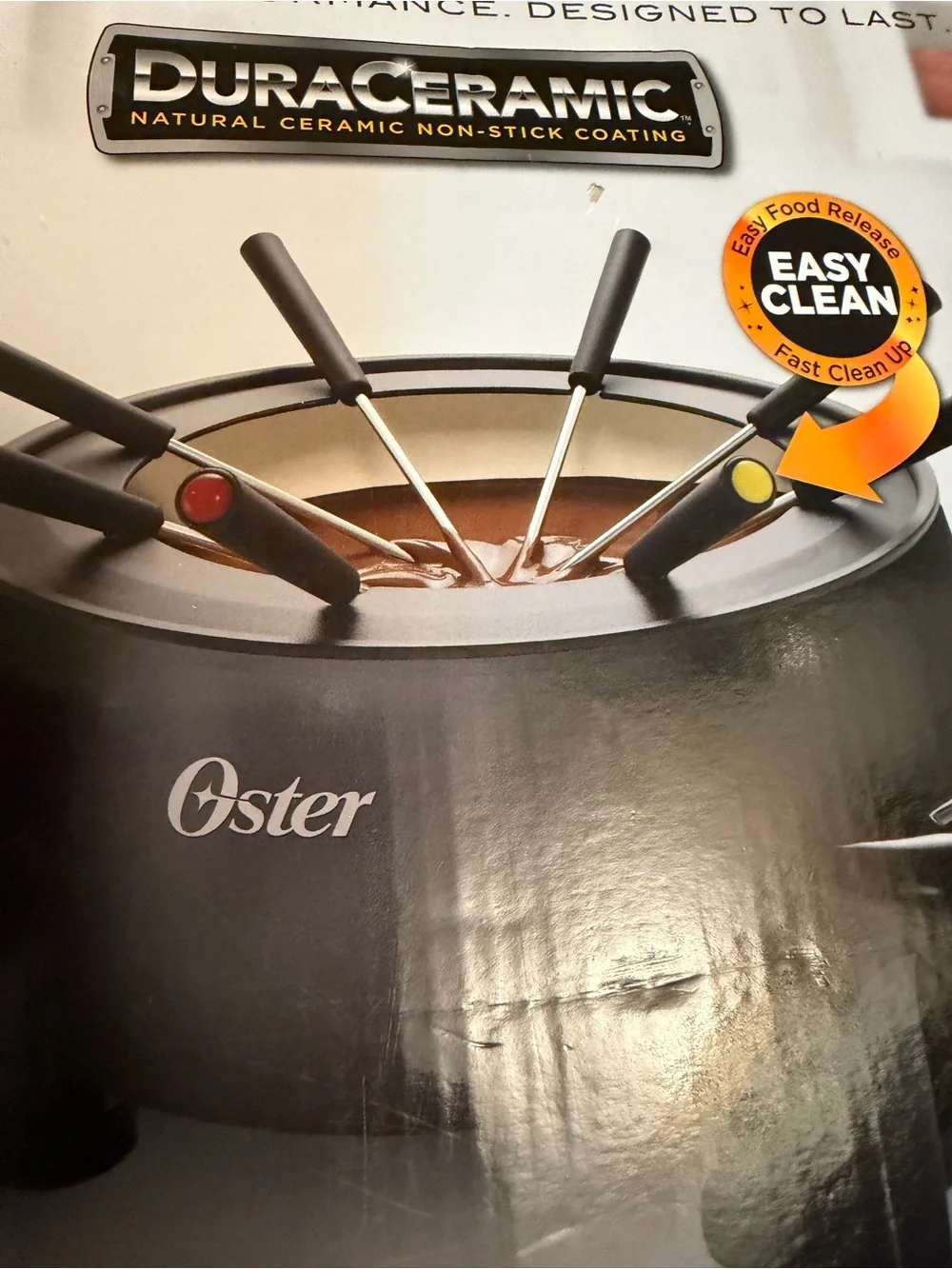 Oster | Kitchen | New Oster Black Duraceramic Electric Fondue Pot With ...